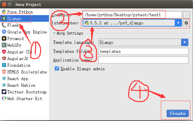 创建项目 | 欢迎学习django课程